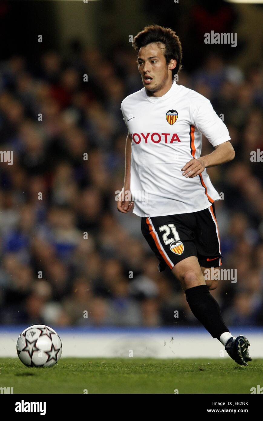 DAVID SILVA VALENCIA CF STAMFORD BRIDGE CHELSEA LONDON 04 April 2007 ...