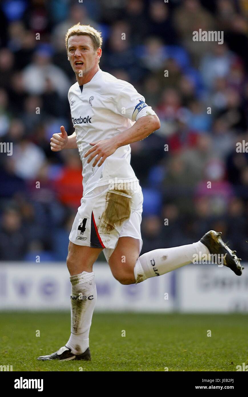 KEVIN NOLAN BOLTON WANDERERS FC REEBOK STRDIUM BOLTON ENGLAND 31 March ...