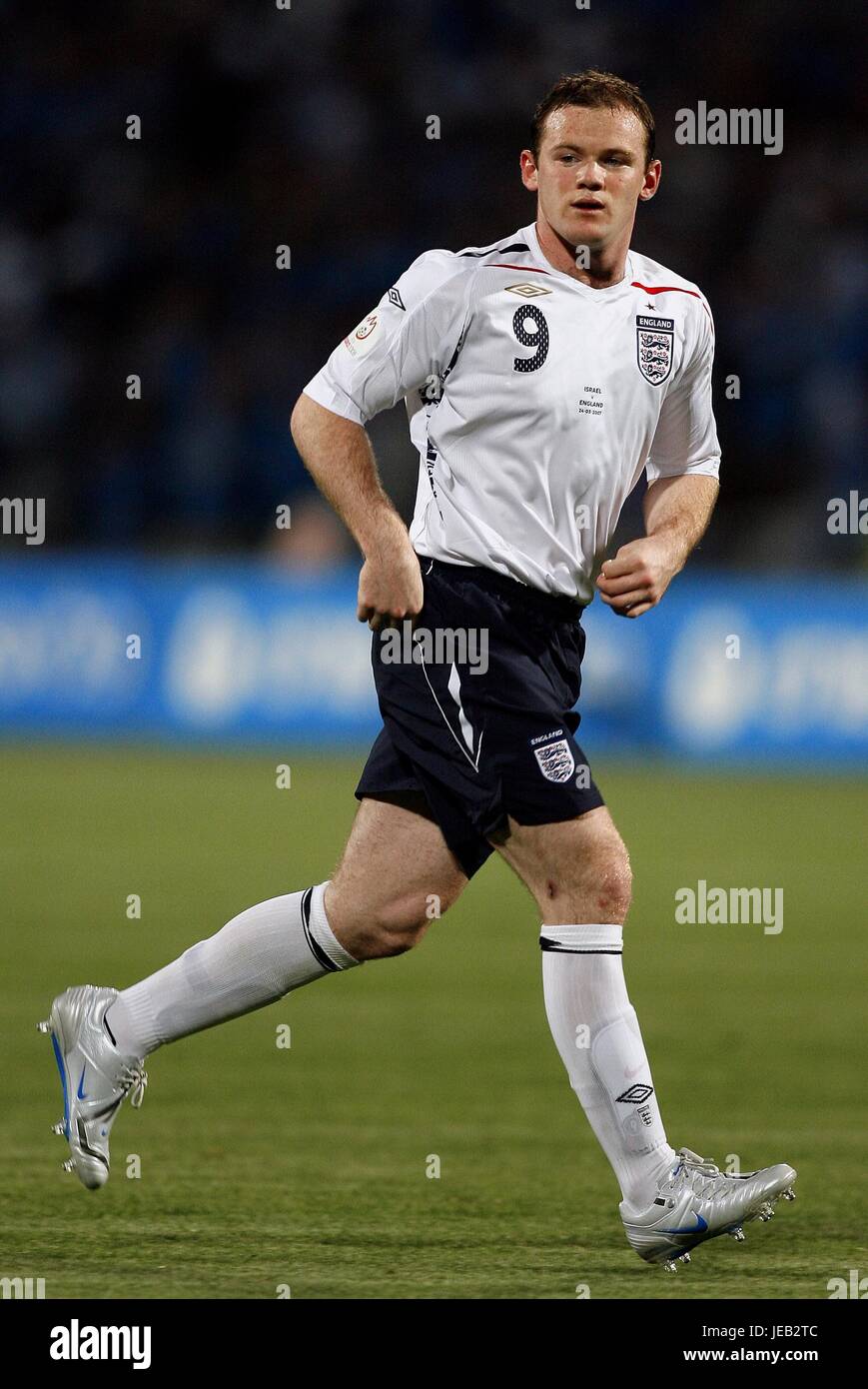 WAYNE ROONEY, ENGLAND and MANCHESTER UNITED FC, ISRAEL V ENGLAND, 2007 ...