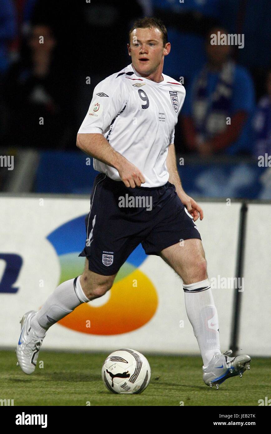 WAYNE ROONEY, ENGLAND and MANCHESTER UNITED FC, ISRAEL V ENGLAND, 2007 ...