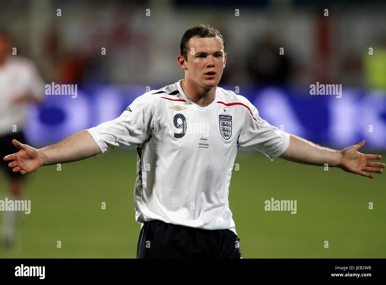 WAYNE ROONEY, ENGLAND and MANCHESTER UNITED FC, ISRAEL V ENGLAND, 2007 ...