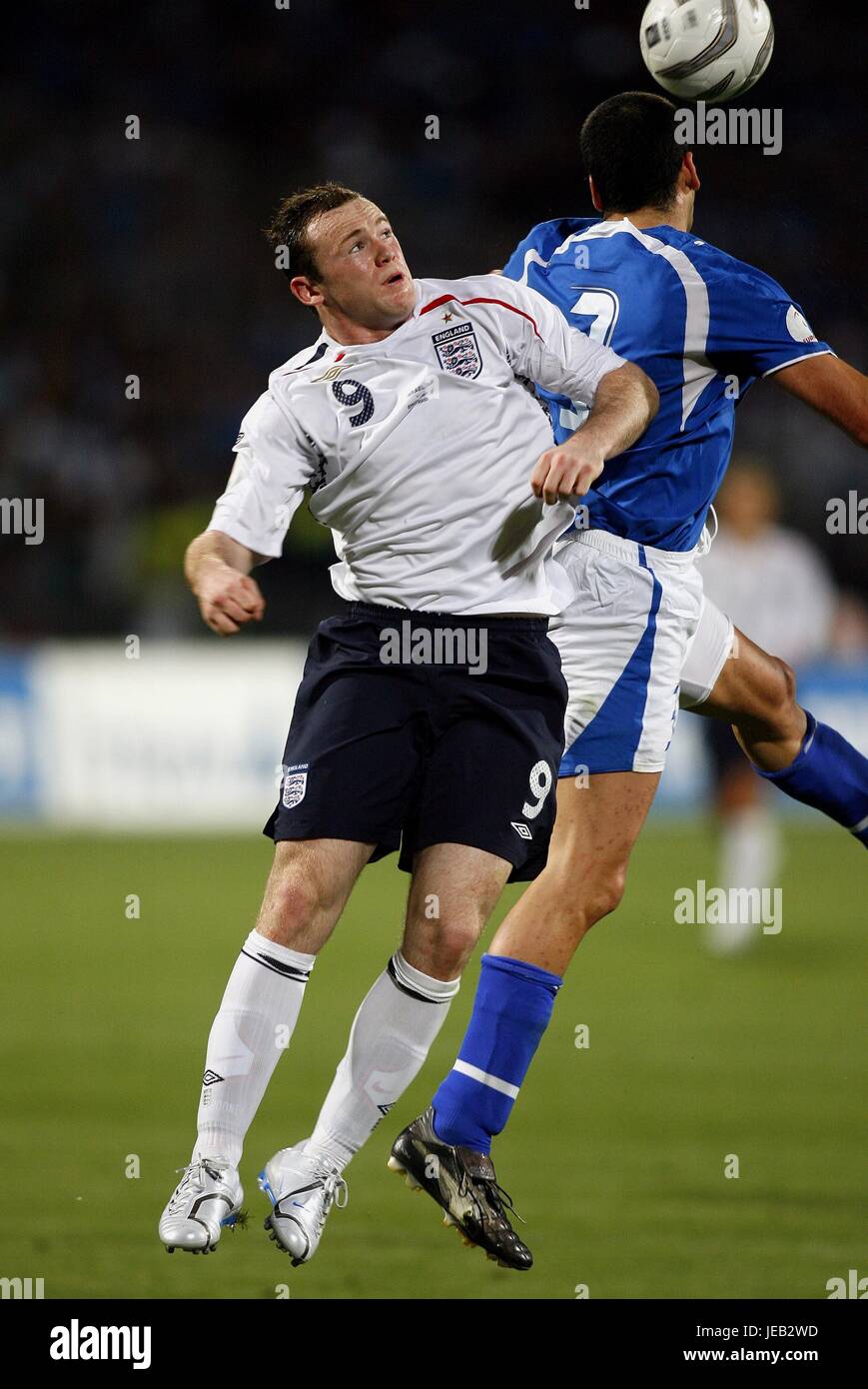 WAYNE ROONEY , TAL BEN HAIM, ISRAEL V ENGLAND, ISRAEL V ENGLAND, 2007 ...