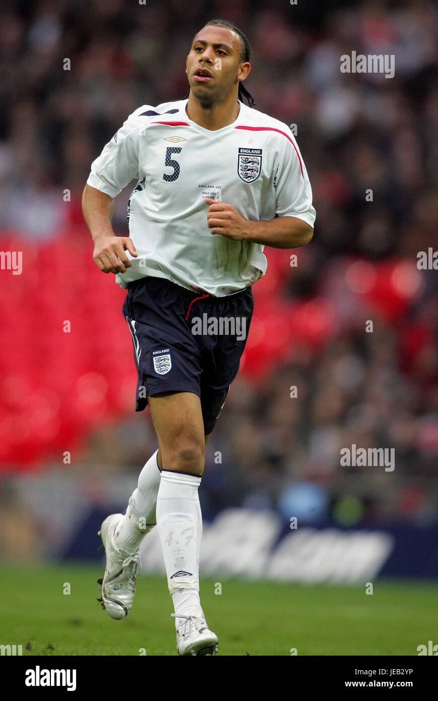 ANTON FERDINAND ENGLAND U21 & WEST HAM UNITED WEMBLEY STADIUM LONDON ...