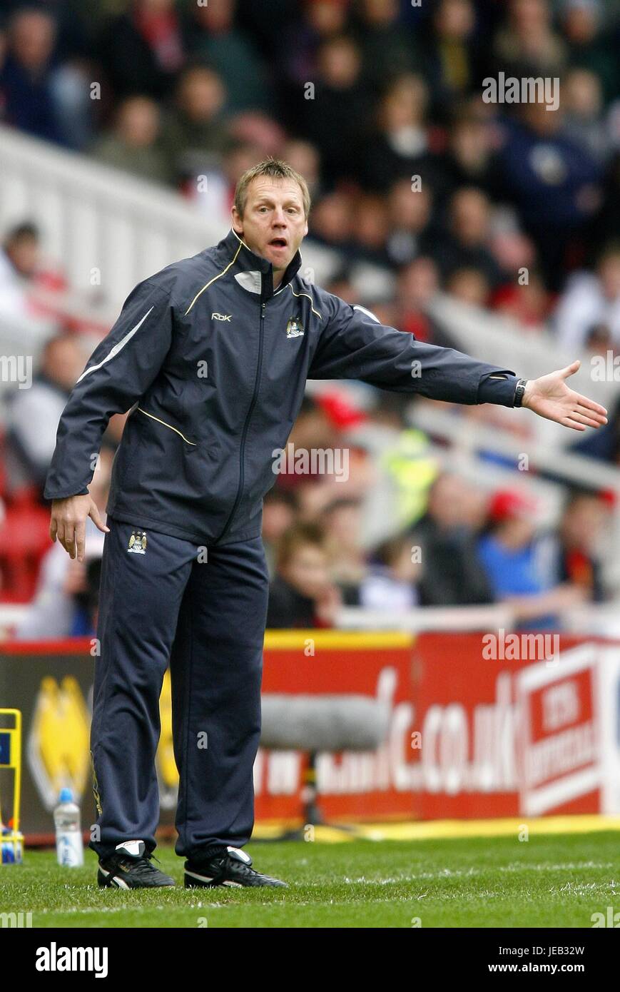 STUART PEARCE MANCHESTER CITY MANAGER RIVERSIDE STADIUM MIDDLESBROUGH ...