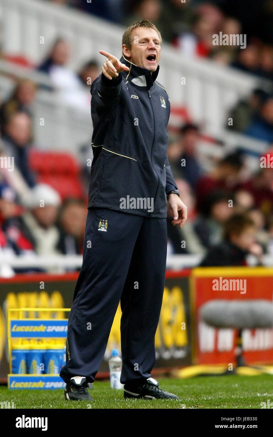 STUART PEARCE MANCHESTER CITY MANAGER RIVERSIDE STADIUM MIDDLESBROUGH ...