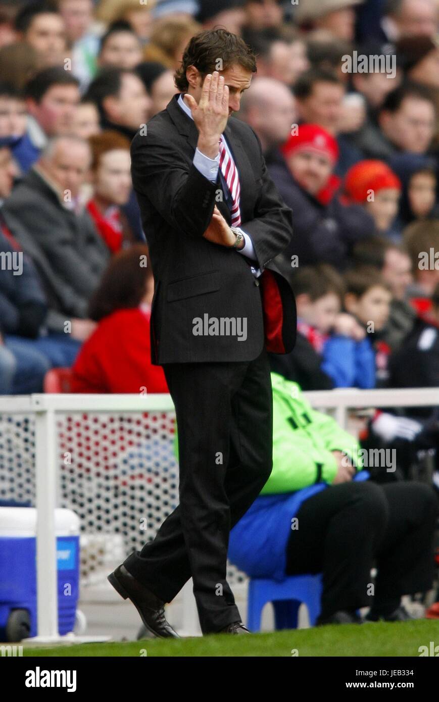 GARETH SOUTHGATE MIDDLESBROUGH FC MANAGER RIVERSIDE STADIUM ...