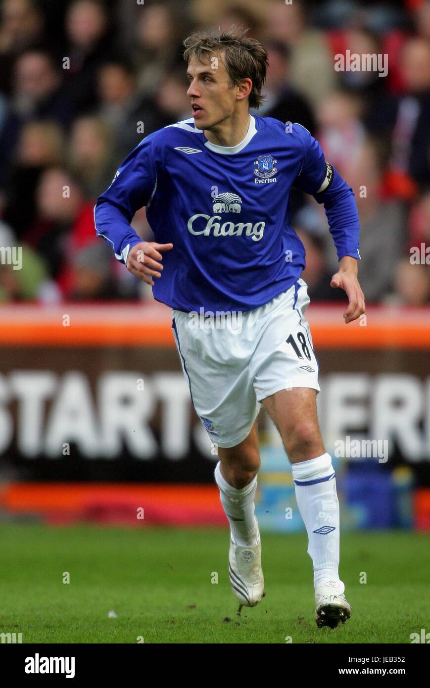 PHILIP NEVILLE EVERTON FC BRAMALL LANE SHEFFIELD ENGLAND 03 March 2007 ...