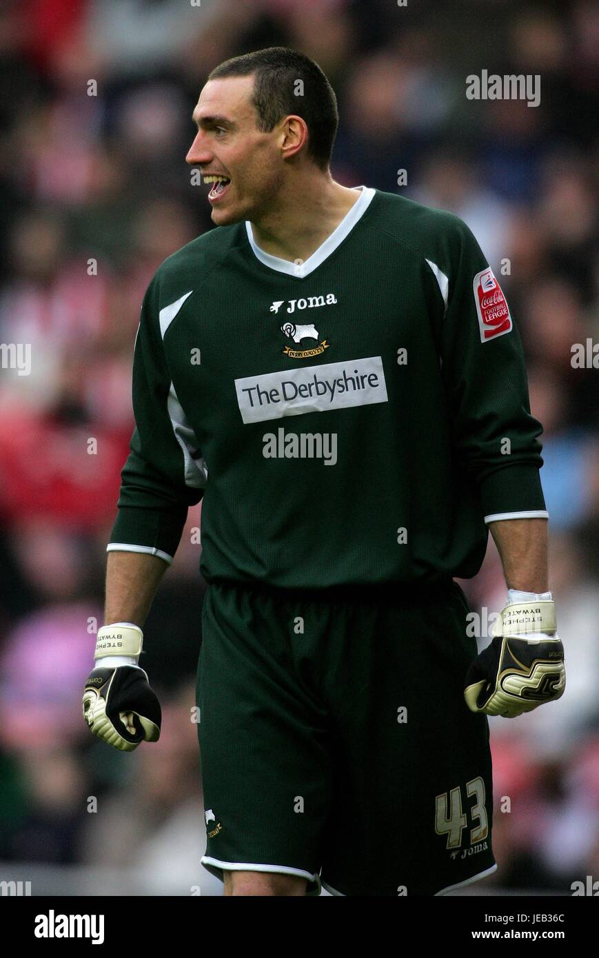STEPHEN BYWATER DERBY COUNTY FC STADIUM OF LIGHT SUNDERLAND ENGLAND 24 ...