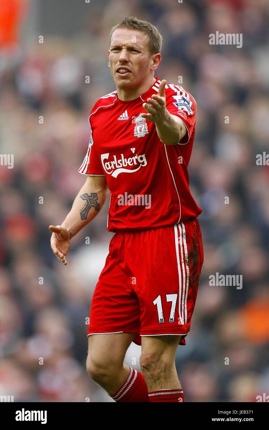 CRAIG BELLAMY LIVERPOOL FC ANFIELD LIVERPOOL ENGLAND 03 February 2007 ...