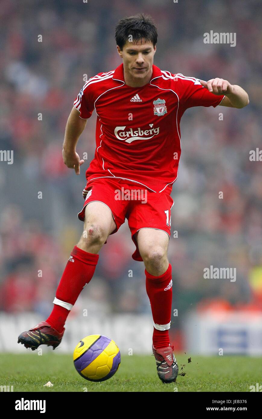XABI ALONSO LIVERPOOL FC ANFIELD LIVERPOOL ENGLAND 03 February 2007 ...