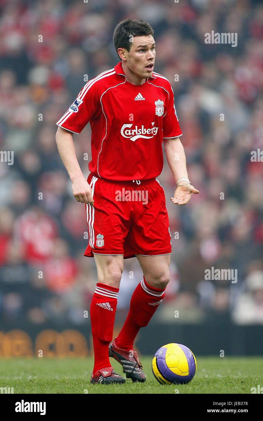 STEVE FINNAN LIVERPOOL FC ANFIELD LIVERPOOL ENGLAND 03 February 2007 ...