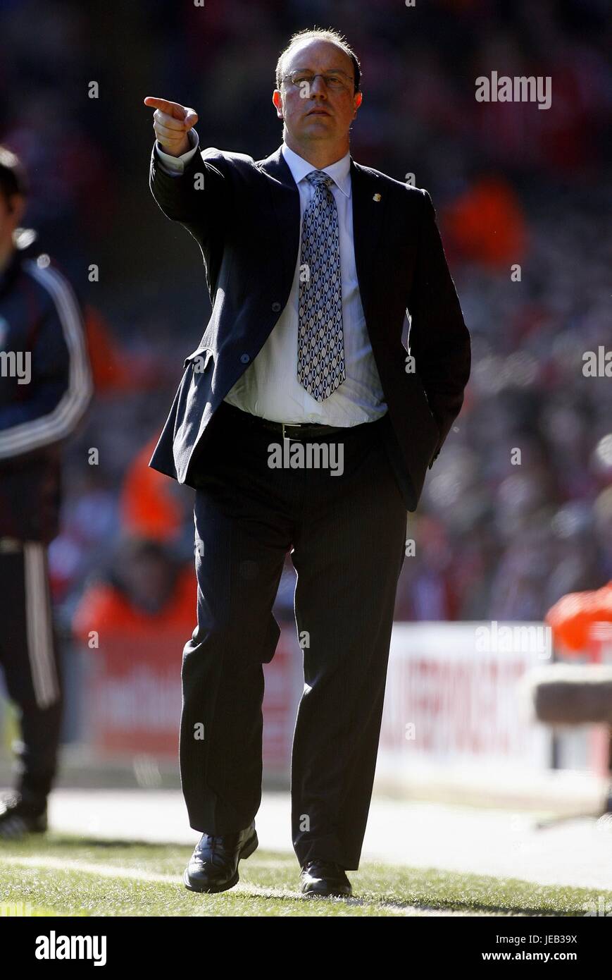 RAFAEL BENITEZ LIVERPOOL FC COACH ANFIELD LIVERPOOL ENGLAND 03 March ...