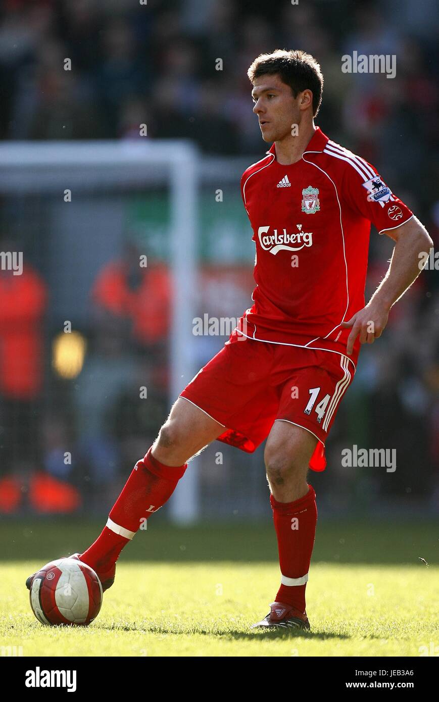 XABI ALONSO LIVERPOOL FC ANFIELD LIVERPOOL ENGLAND 03 March 2007 Stock ...