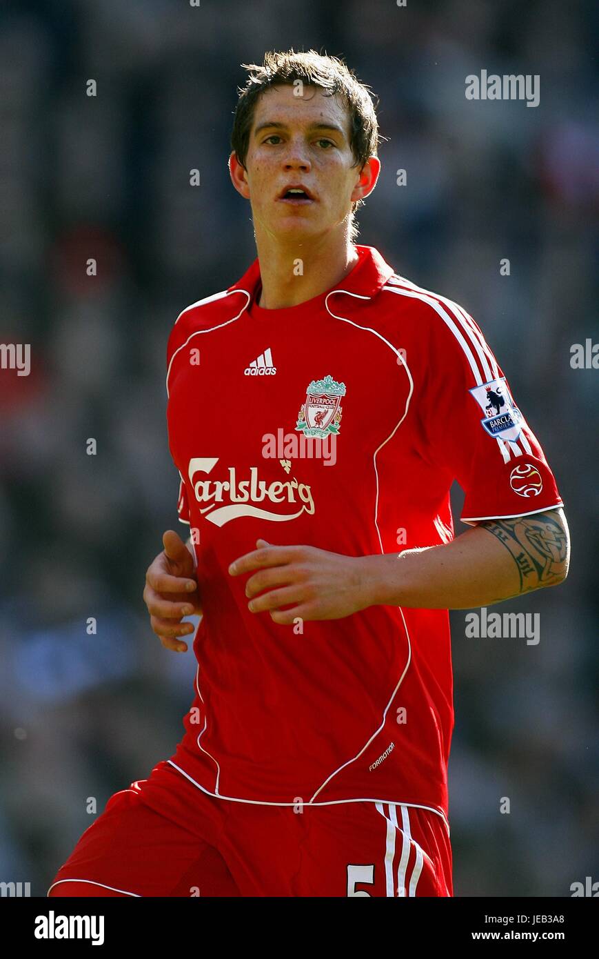 DANIEL AGGER LIVERPOOL FC ANFIELD LIVERPOOL ENGLAND 03 March 2007 Stock ...