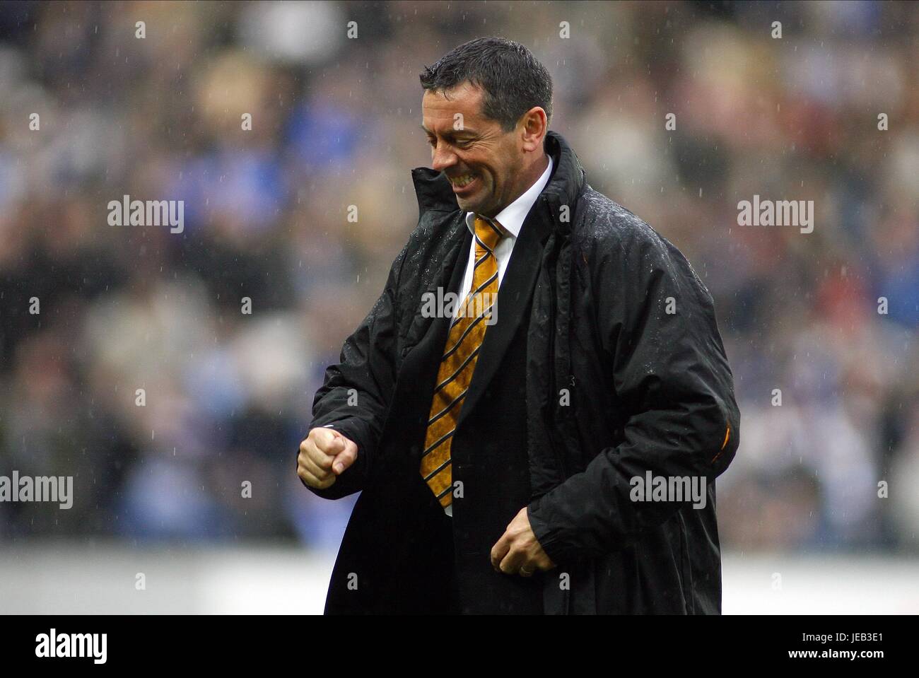 PHIL BROWN CELEBRATES HULL CITY V BIRMINGHAM CITY KC STADIUM HULL ...