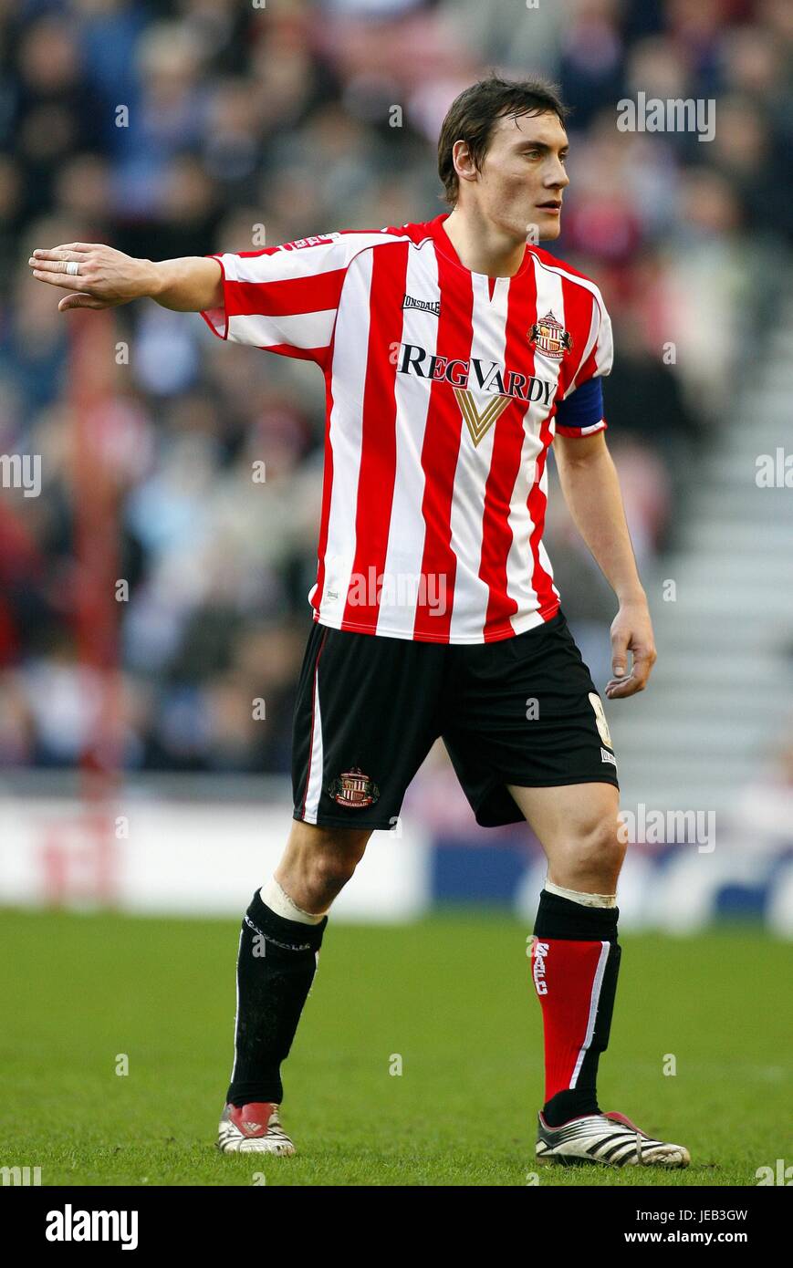 DEAN WHITEHEAD SUNDERLAND FC STADIUM OF LIGHT SUNDERLAND ENGLAND 17 ...