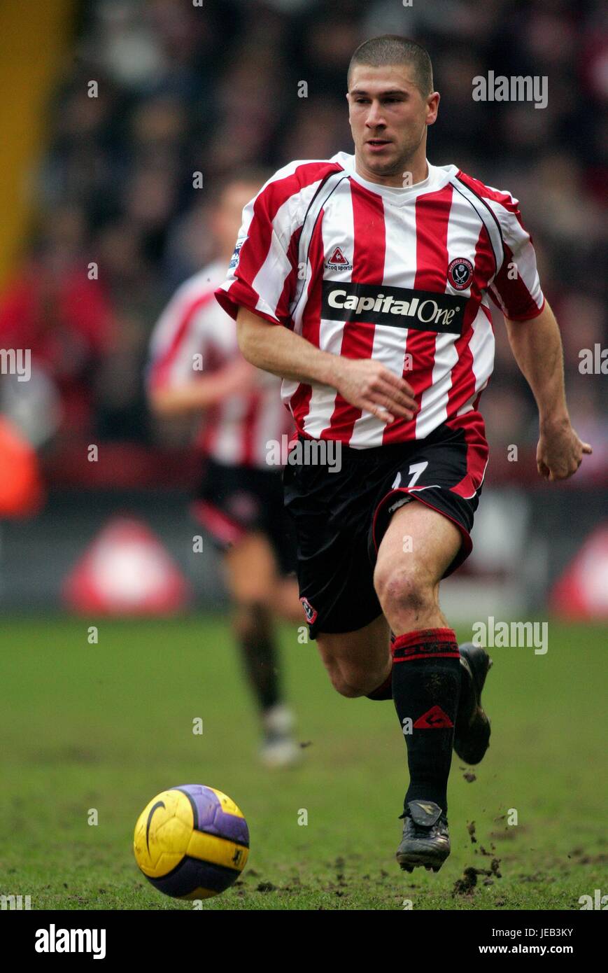 NICK MONTGOMERY SHEFFIELD UNITED FC BRAMALL LANE SHEFFIELD ENGLAND 10 ...