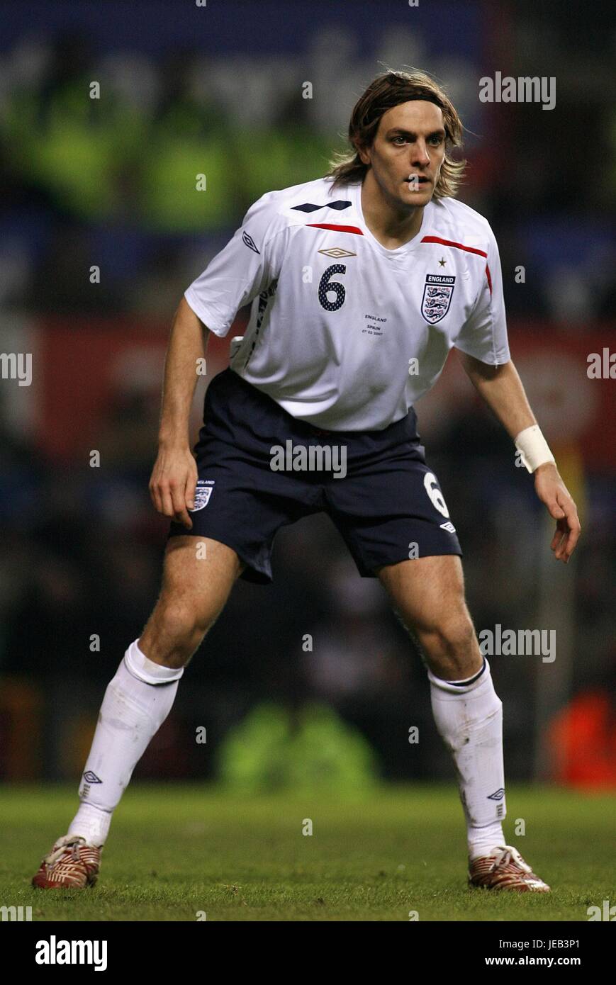 JONATHAN WOODGATE ENGLAND & MIDDLESBROUGH FC OLD TRAFFORD MANCESTER ...