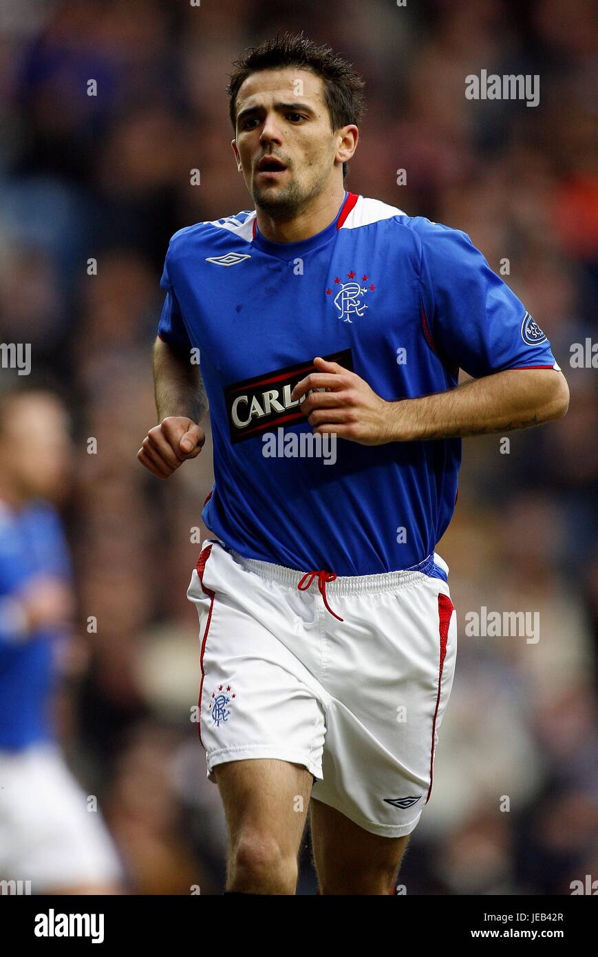 NACHO NOVO GLASGOW RANGERS FC IBROX GLASGOW SCOTLAND 27 January 2007 ...