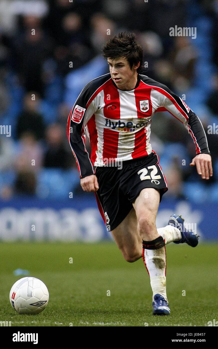 GARETH BALE SOUTHAMPTON FC CITY OF MANCHESTER STADIUM MANCHESTER ...
