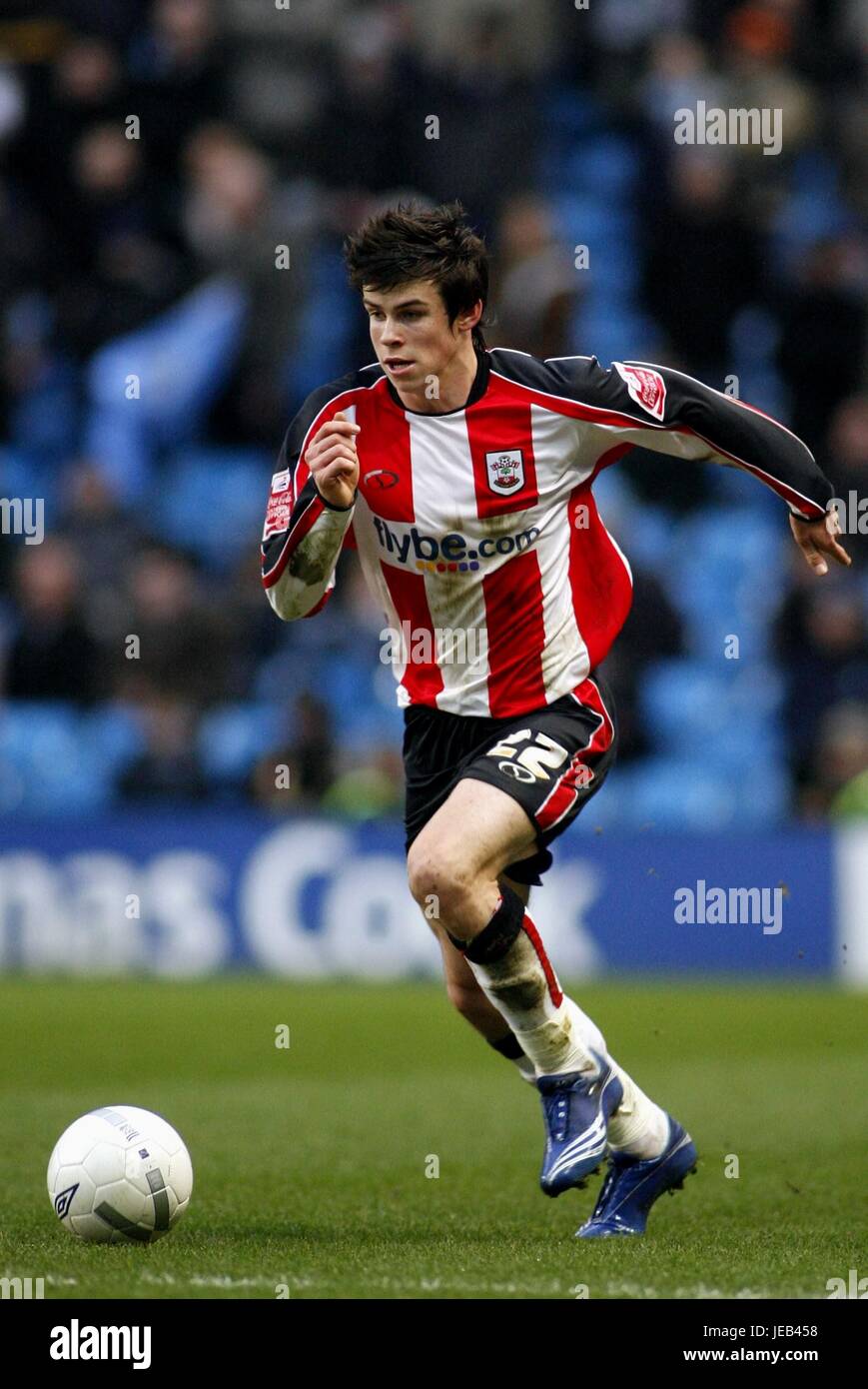 GARETH BALE SOUTHAMPTON FC CITY OF MANCHESTER STADIUM MANCHESTER ...