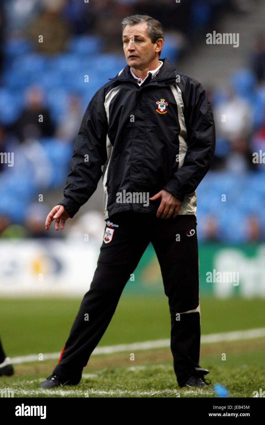 GEORGE BURLEY SOUTHAMPTON FC MANAGER CITY OF MANCHESTER STADIUM ...