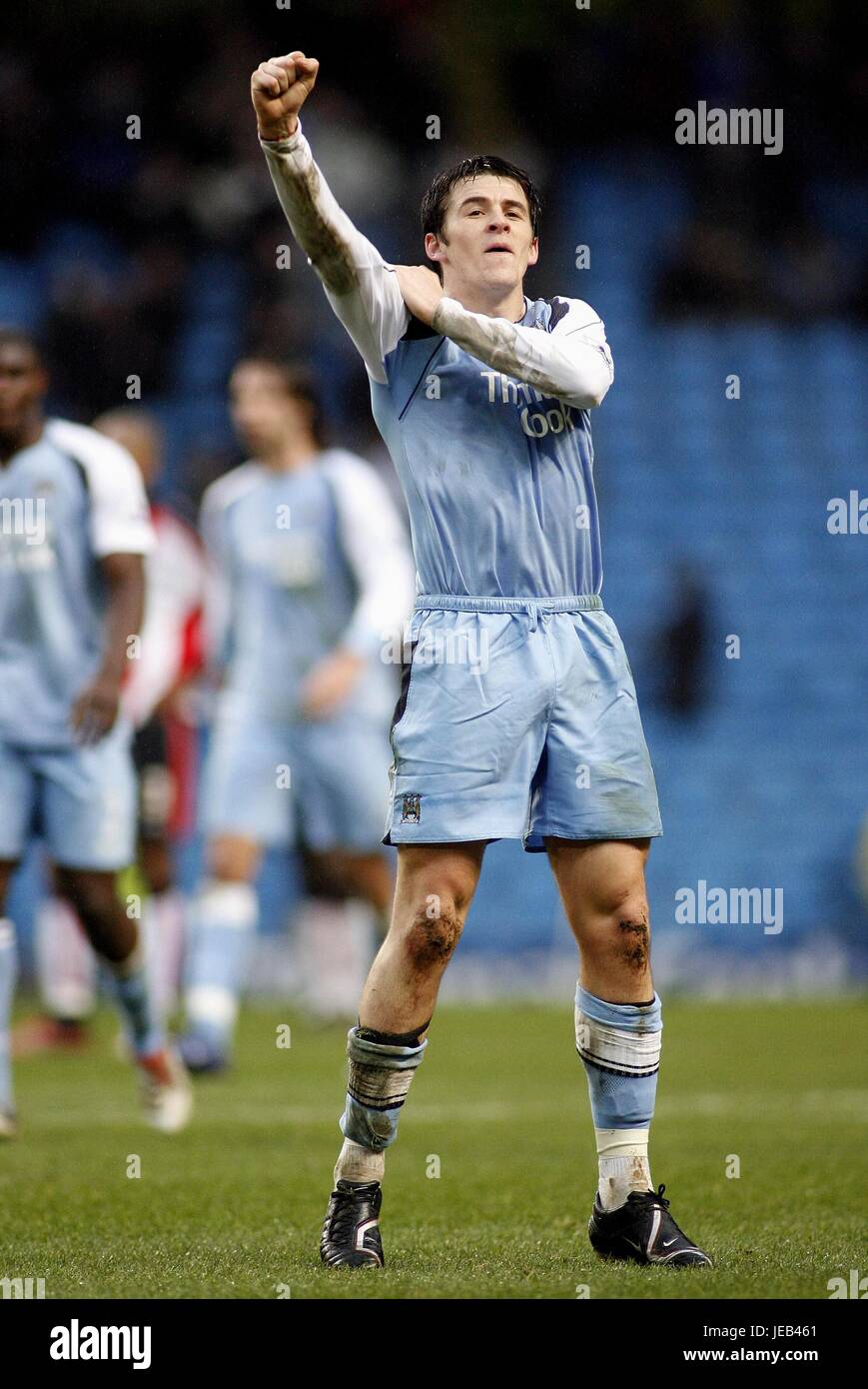 JOEY BARTON CELEBRATES GOAL MAN CITY V SOUTHAMPTON CITY OF MANCHESTER ...