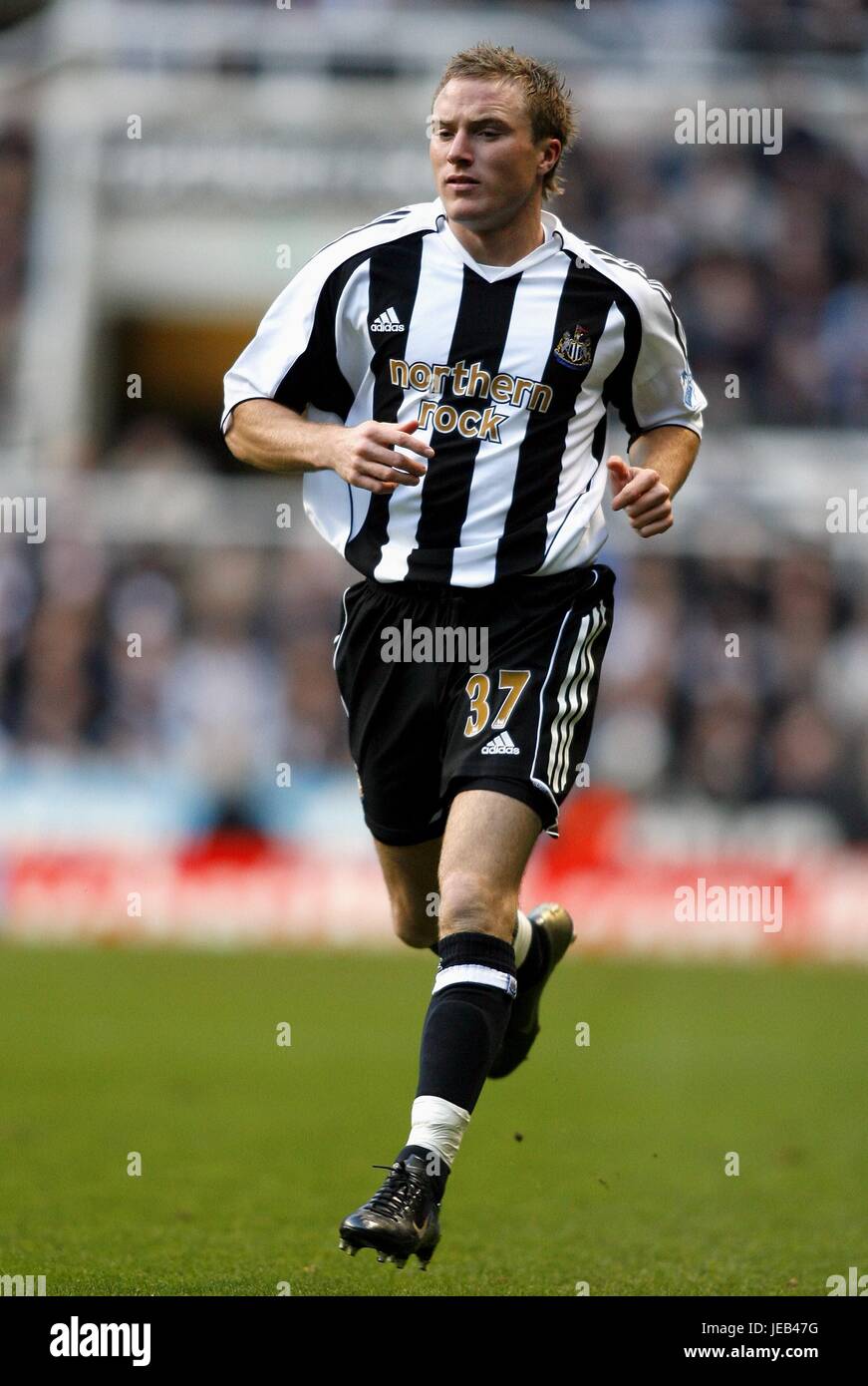 ALAN O'BRIEN NEWCASTLE UNITED FC ST.JAMES PARK NEWCASTLE ENGLAND 20 January 2007 Stock Photo - Alamy