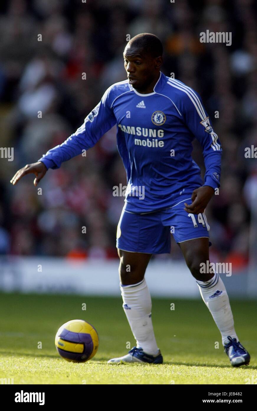GEREMI CHELSEA FC ANFIELD LIVERPOOL ENGLAND 20 January 2007 Stock Photo ...