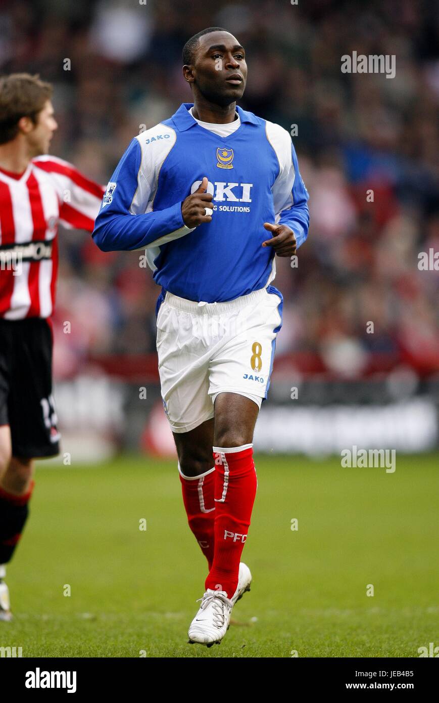 ANDY COLE PORTSMOUTH FC BRAMALL LANE SHEFFIELD ENGLAND 13 January 2007 ...