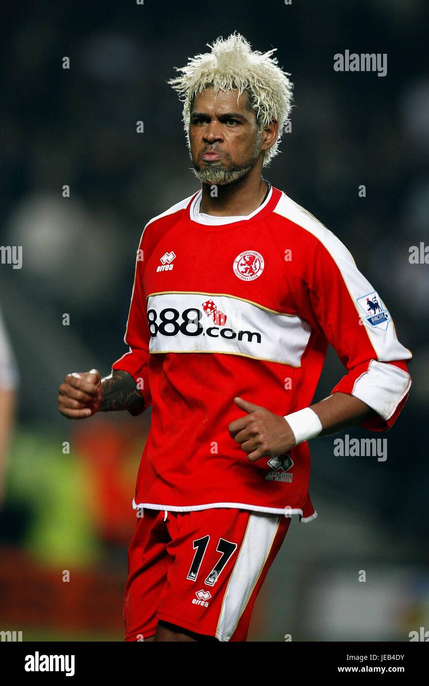 ABEL XAVIER MIDDLESBROUGH FC KC STADIUM HULL ENGLAND 06 January 2007 ...