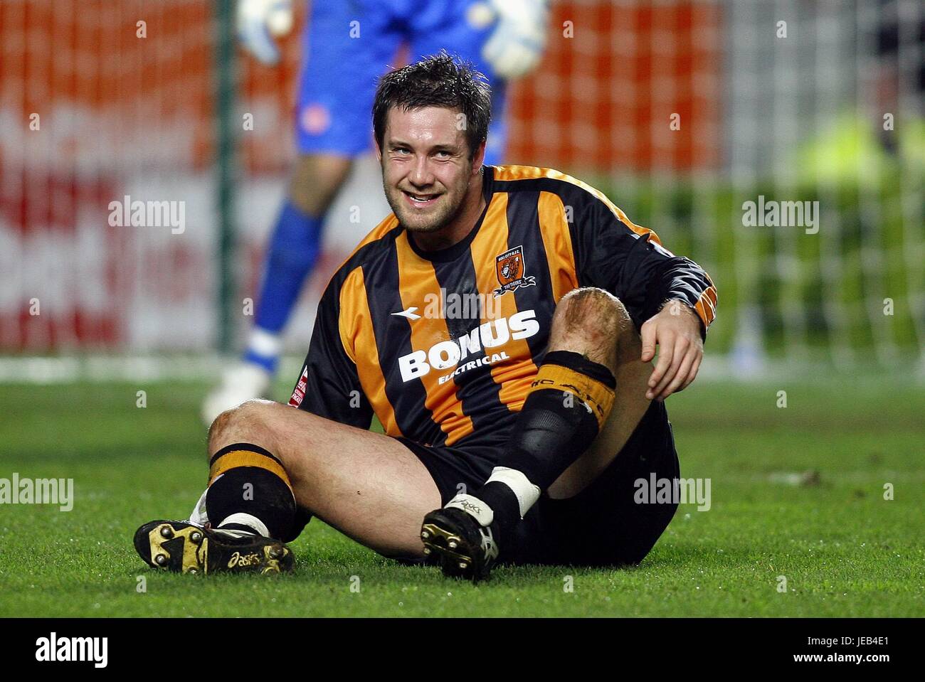 JON PARKIN HULL CITY FC KC STADIUM HULL ENGLAND 06 January 2007 Stock ...