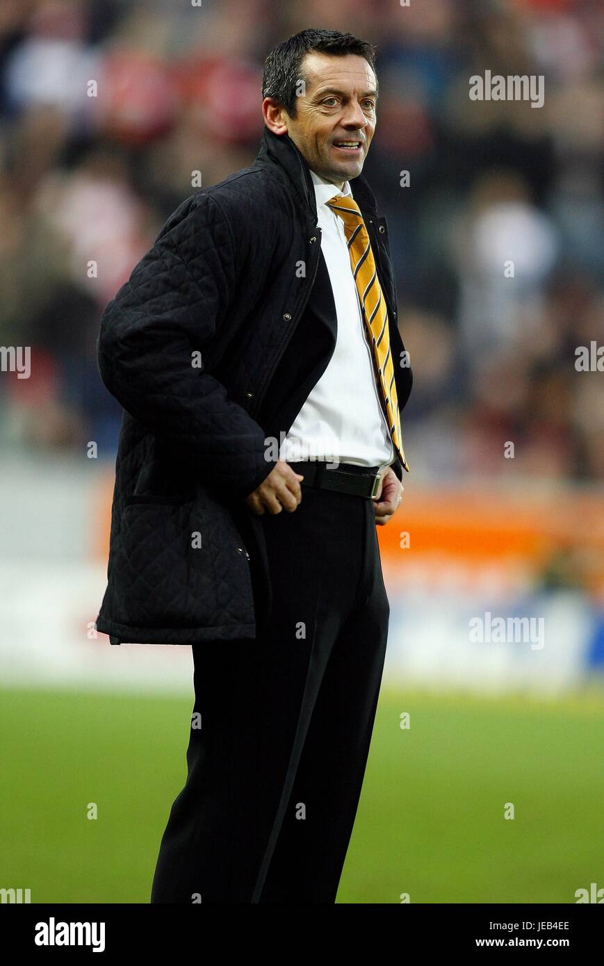 PHIL BROWN HULL CITY FC MANAGER KC STADIUM HULL ENGLAND 06 January 2007 ...