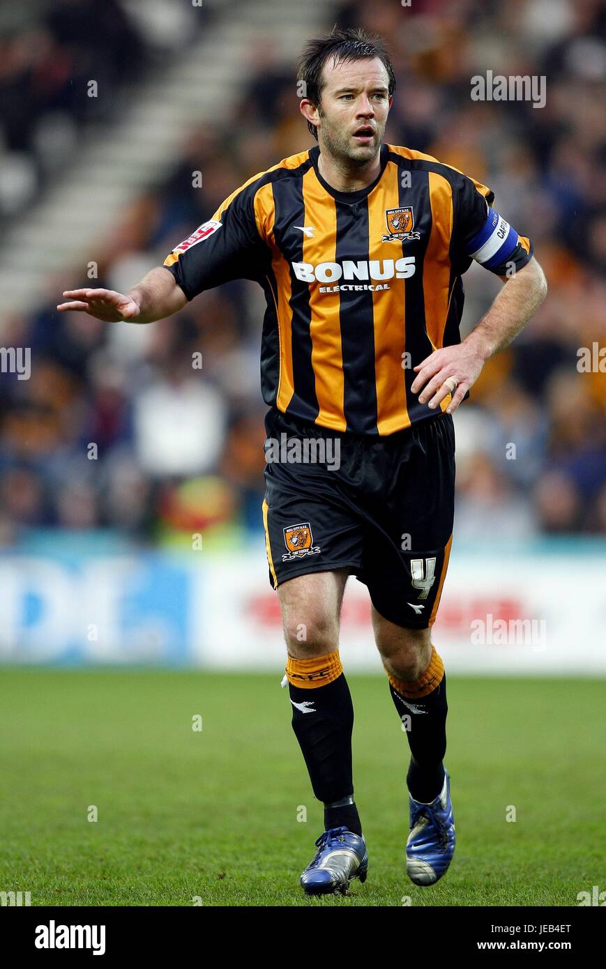 IAN ASHBEE HULL CITY FC KC STADIUM HULL ENGLAND 06 January 2007 Stock ...