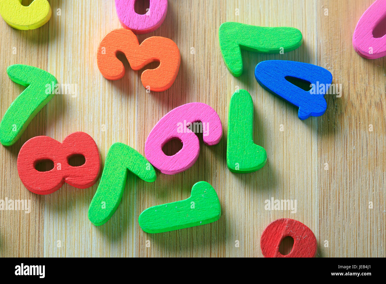 Typographic block numbers hi-res stock photography and images - Alamy