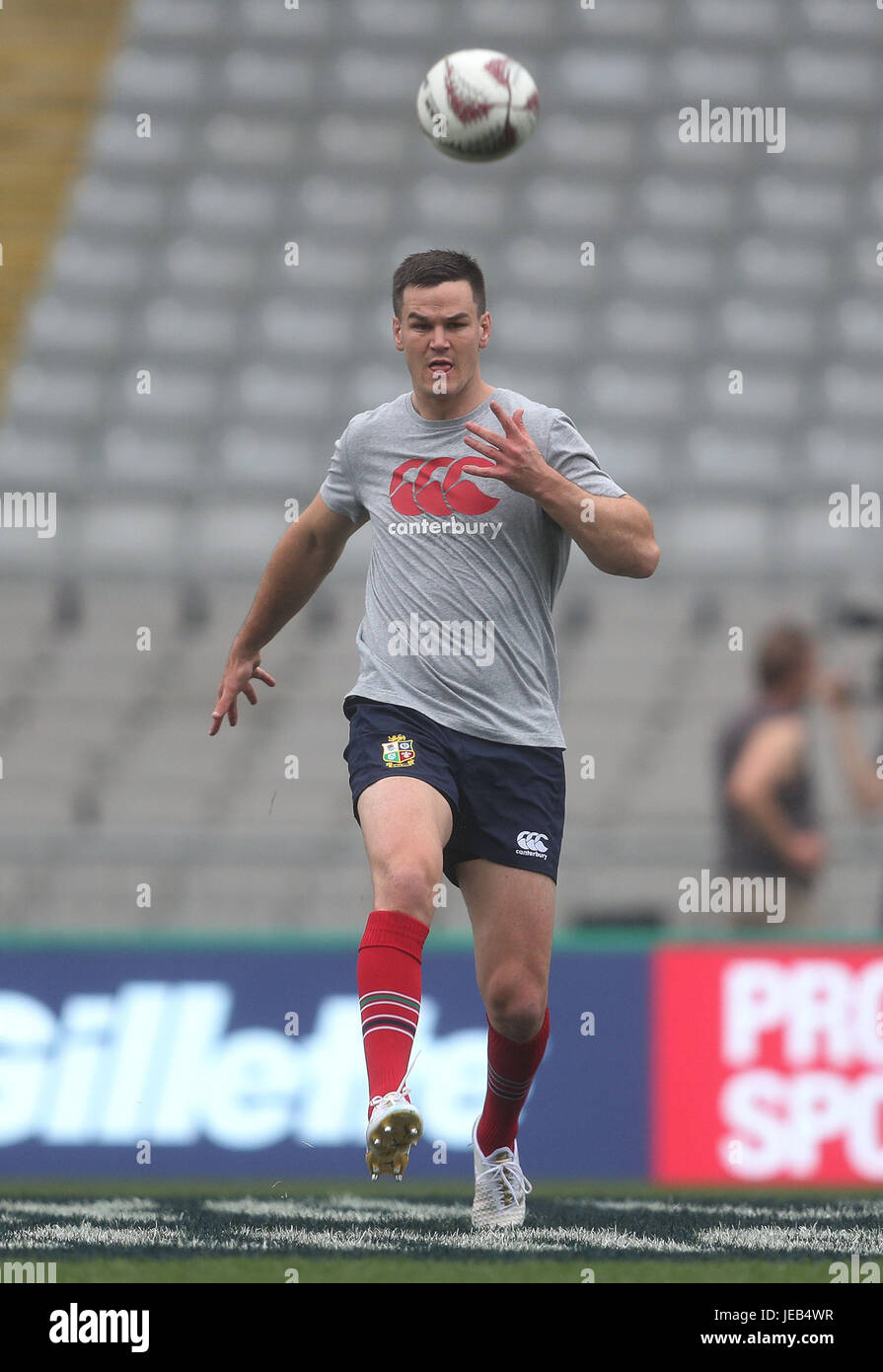British and Irish Lions Jonny Sexton during the kickers session at Eden ...