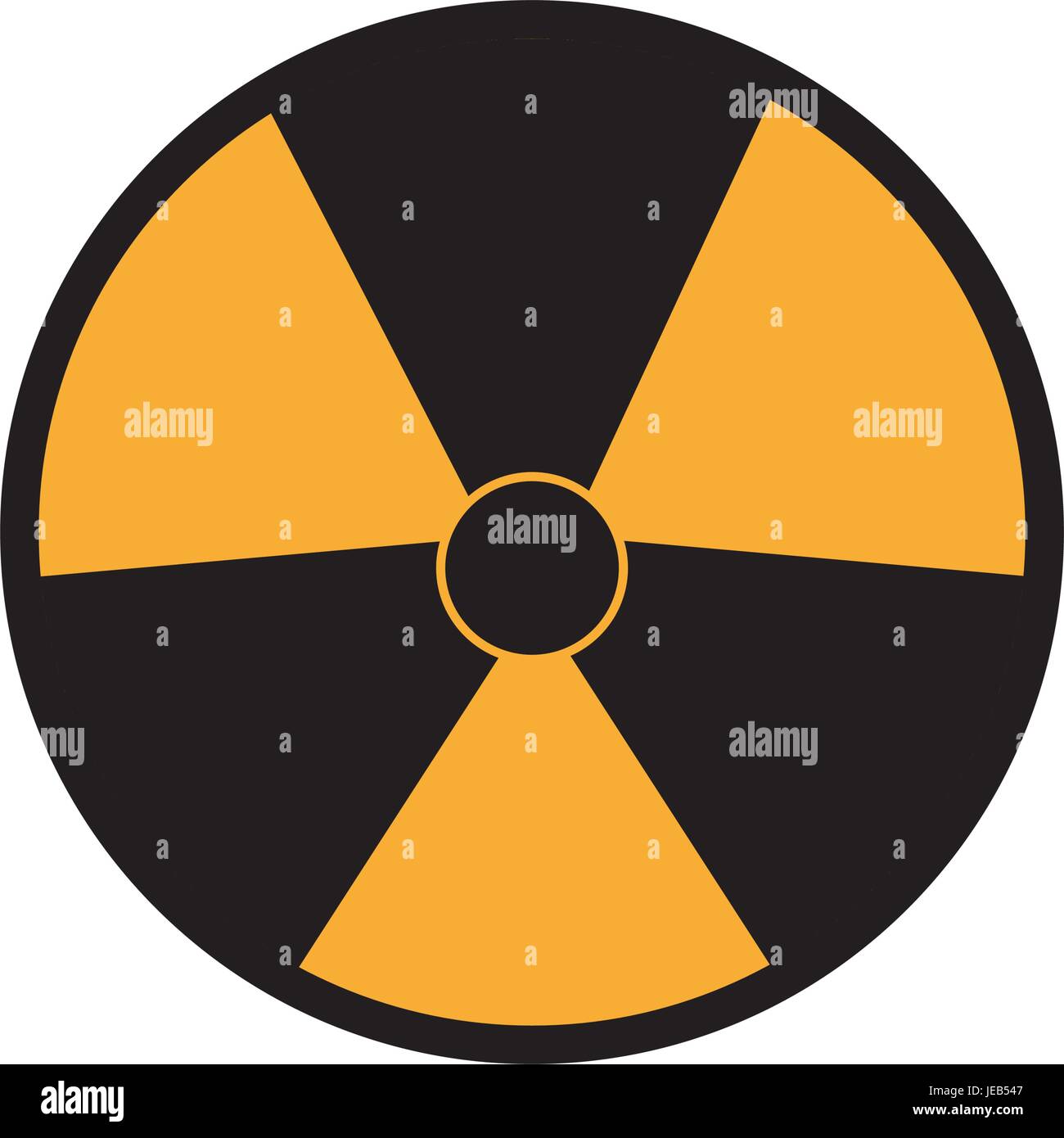 nuclear sign icon over white background vector illustration Stock ...