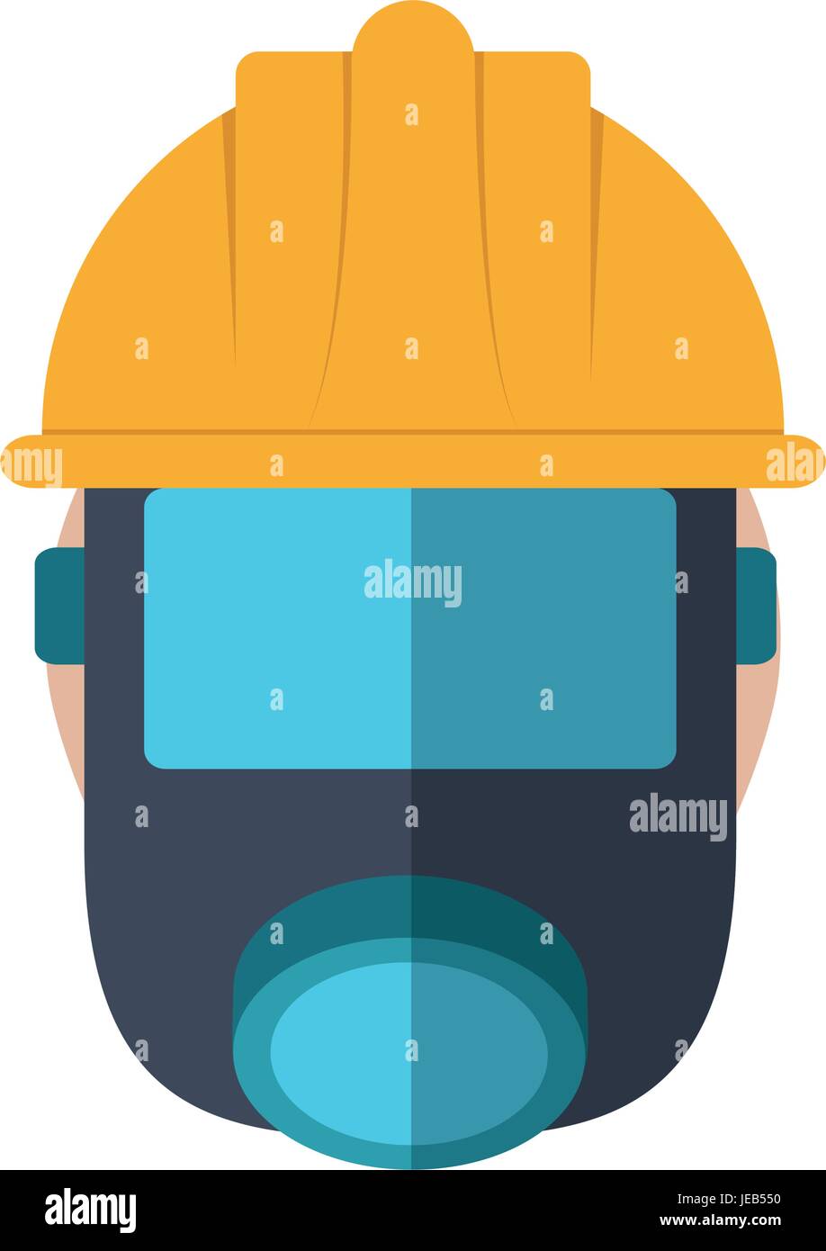 safety mask icon over white background industrial security concept ...