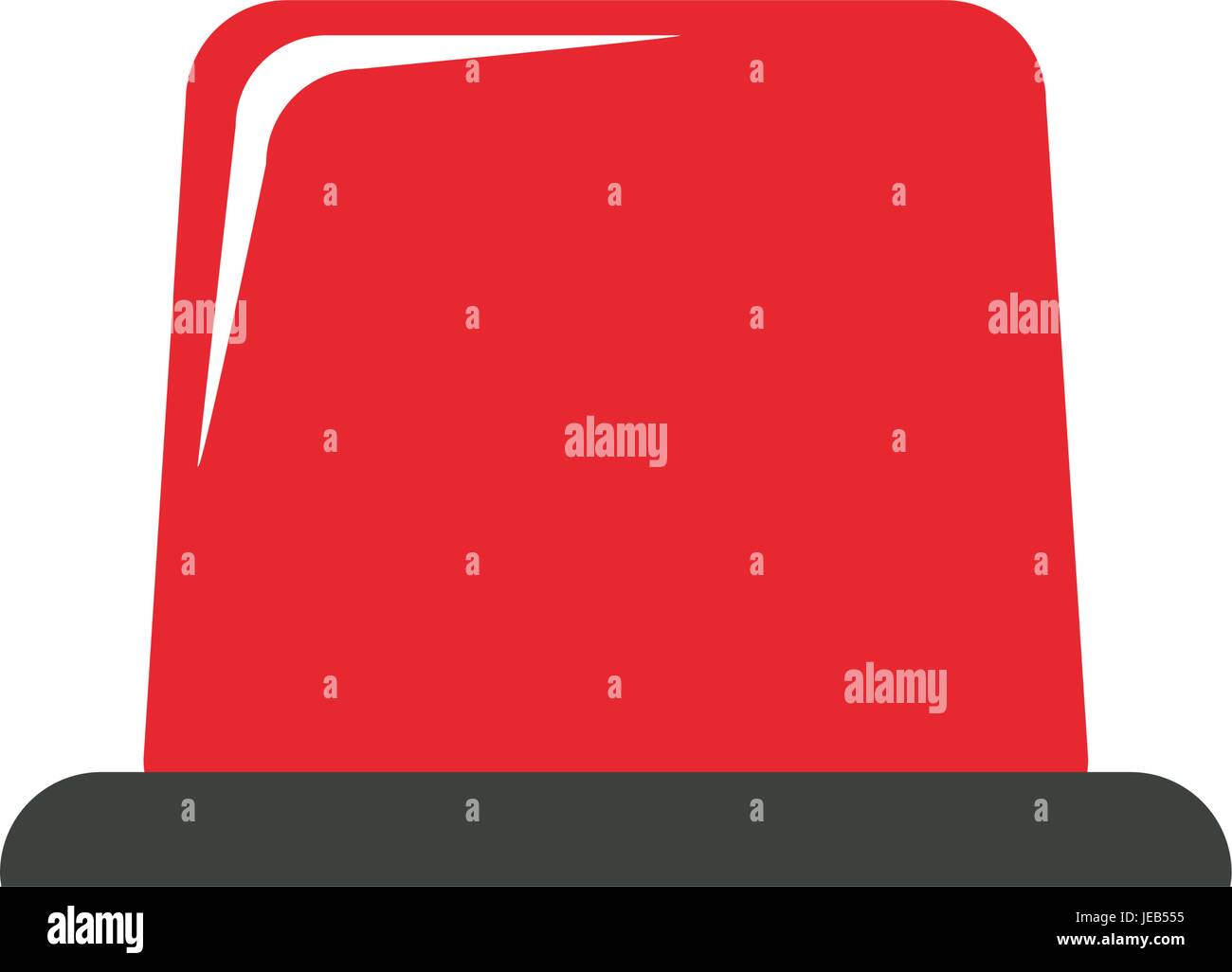 siren icon over white background vector illustration Stock Vector Image ...