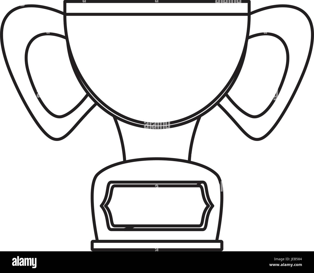isolated cute trophy icon vector illustration graphic design Stock ...