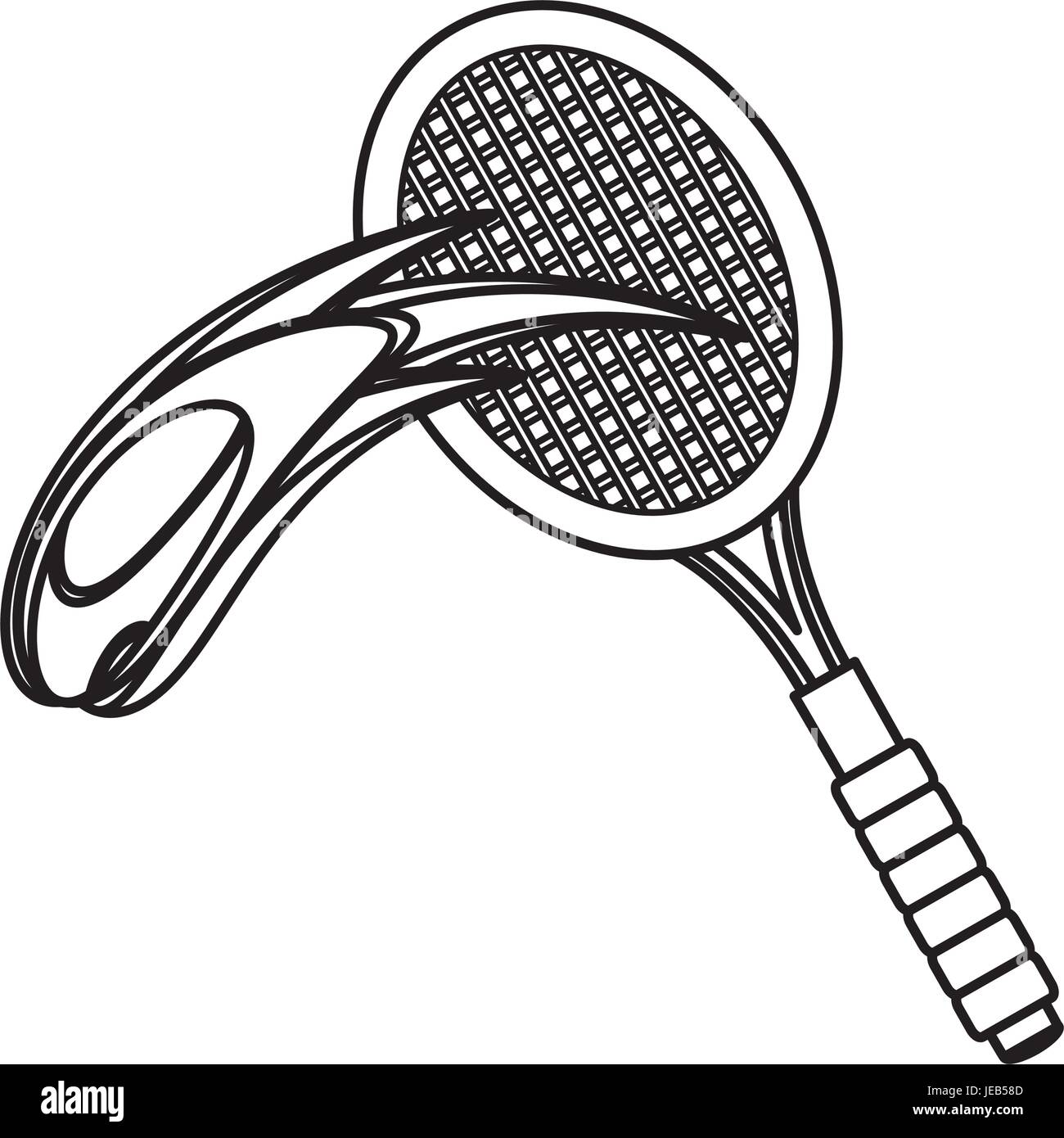 tennis racket with ball icon vector illustration graphic design Stock ...