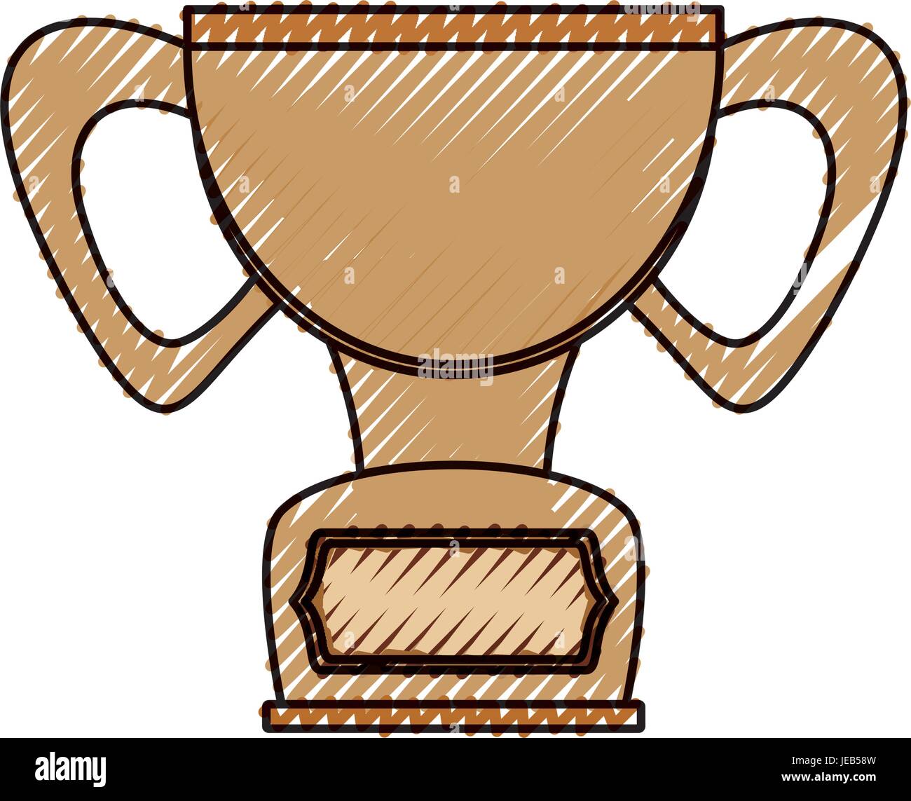 isolated cute trophy icon vector illustration graphic design Stock ...