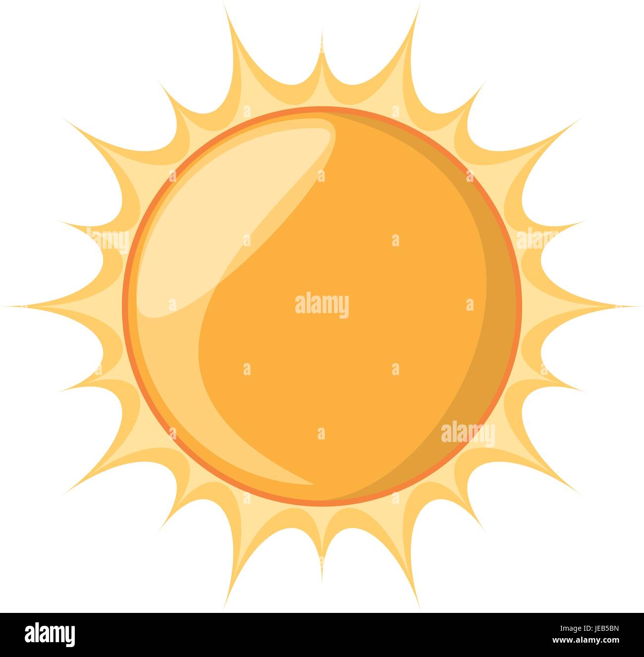 isolated big sun Stock Vector Image & Art - Alamy
