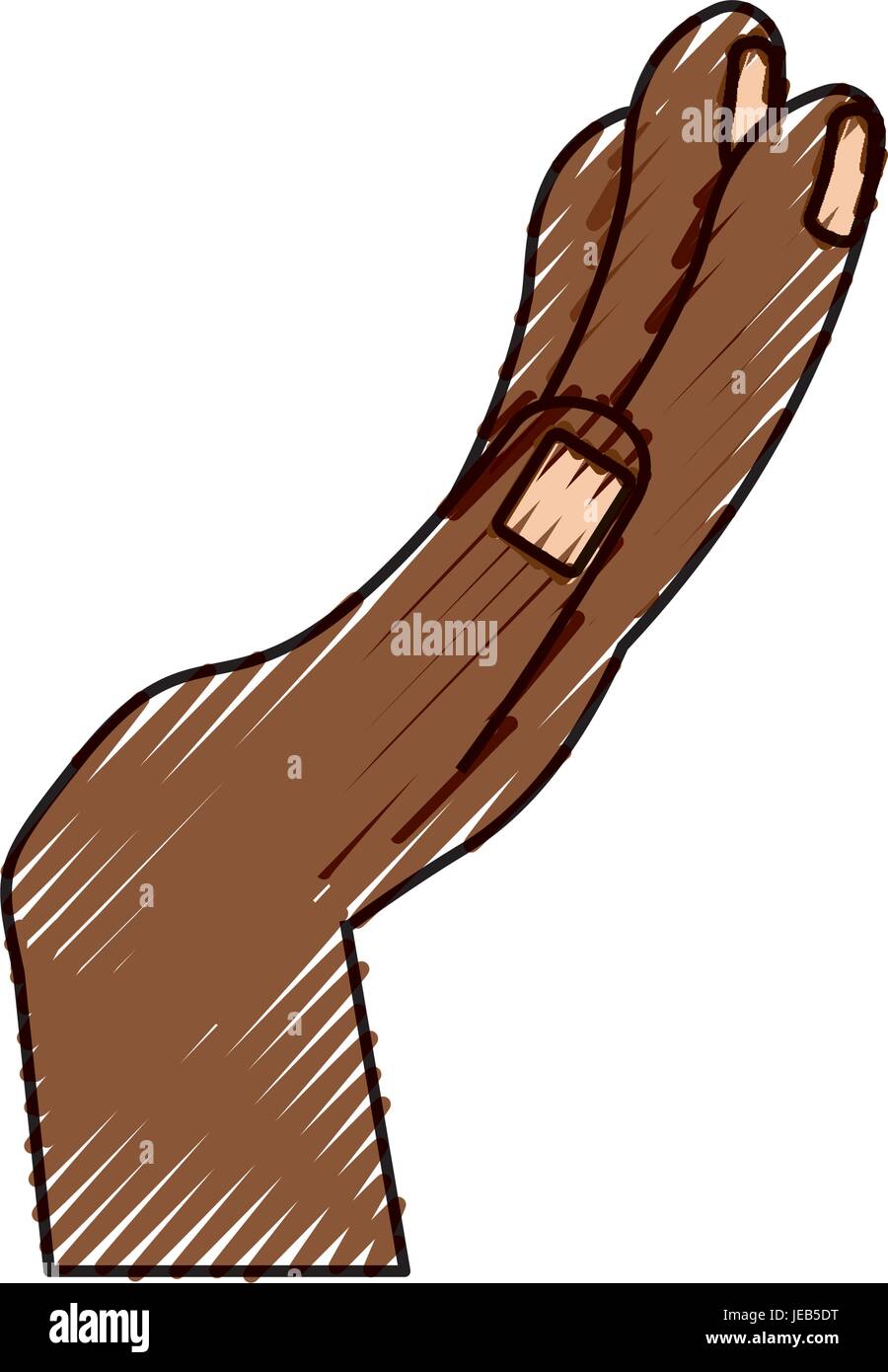isolated open hand Stock Vector Image & Art - Alamy