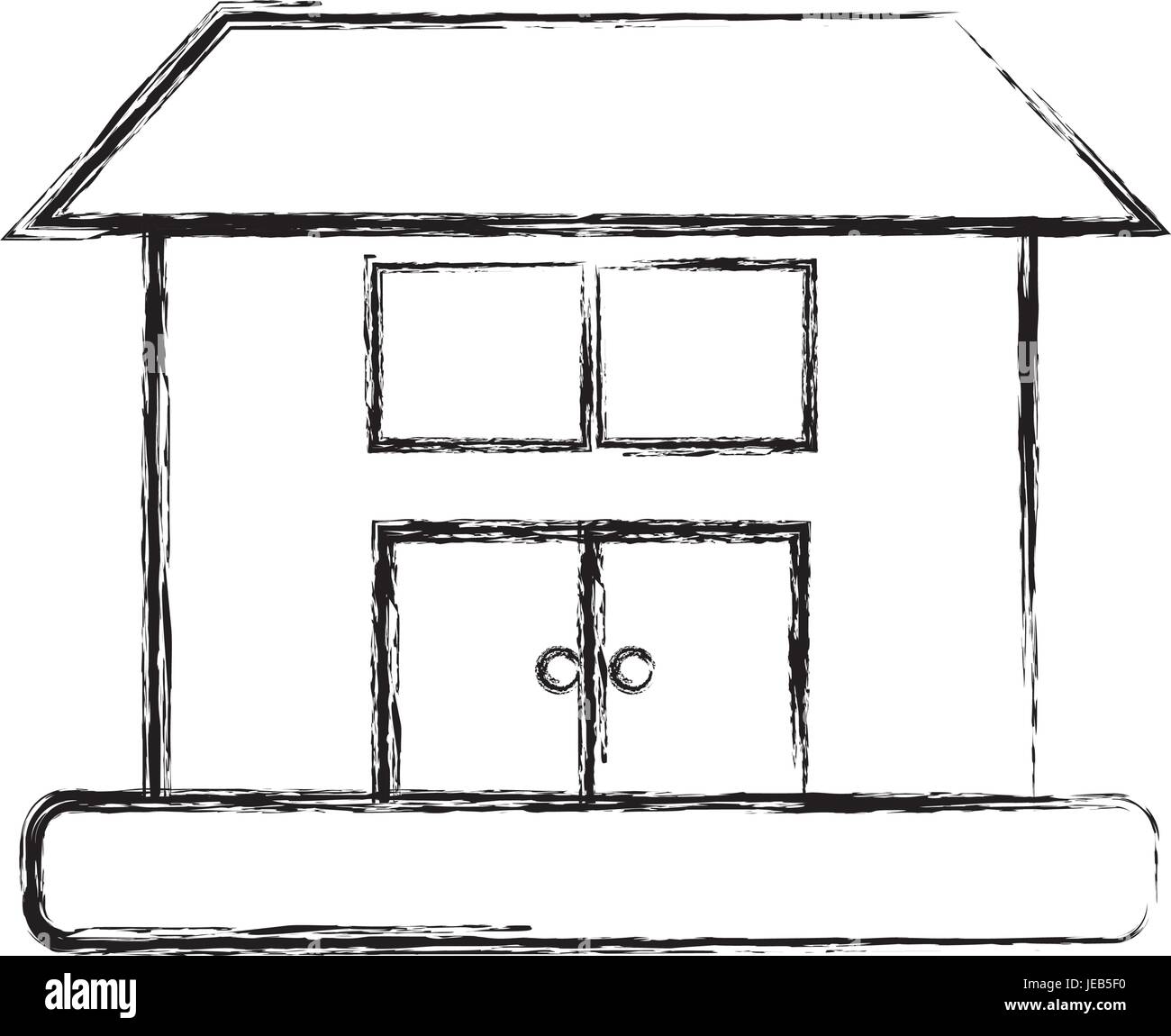 isolated big house Stock Vector Image & Art - Alamy