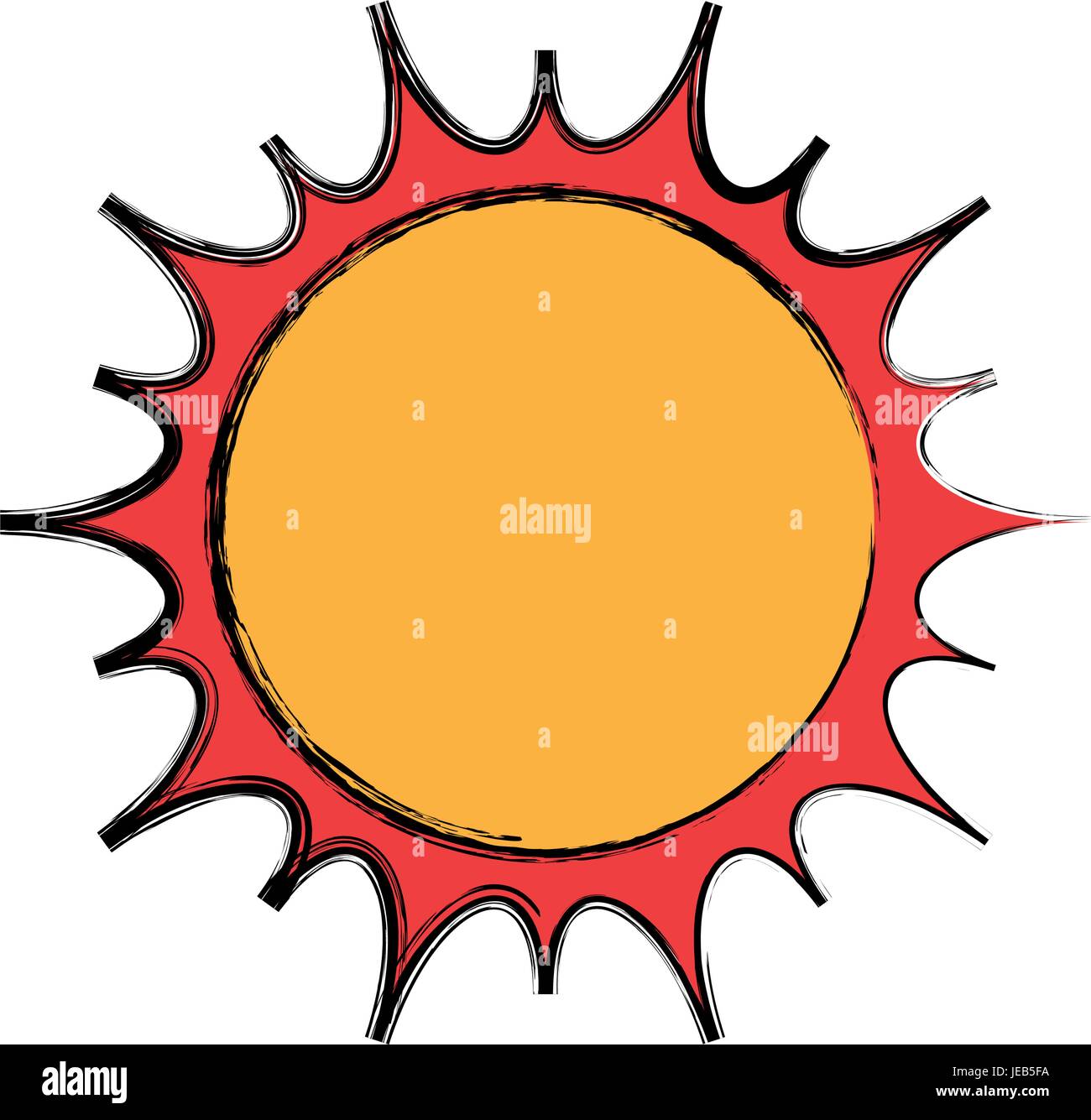 isolated big sun Stock Vector Image & Art - Alamy