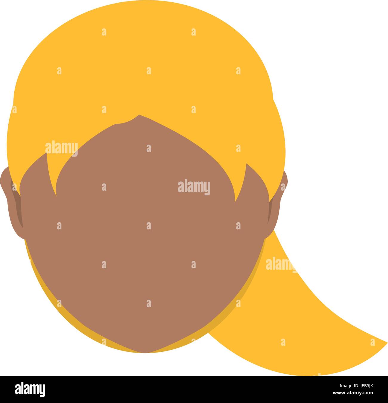 Woman faceless head Stock Vector Image & Art - Alamy