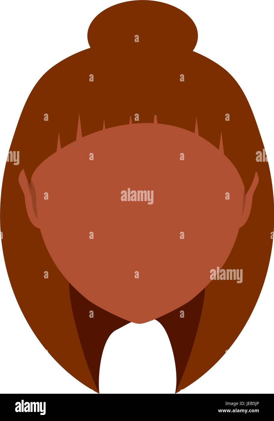 Woman faceless head Stock Vector Image & Art - Alamy