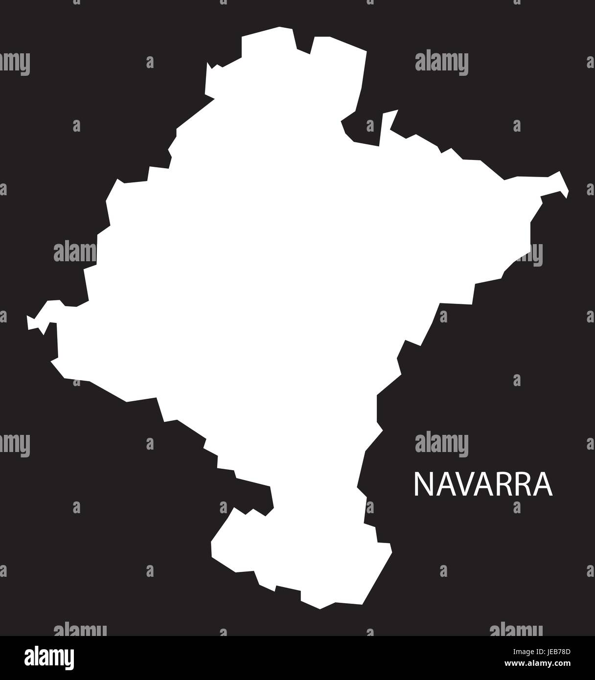 Navarra map hi-res stock photography and images - Alamy