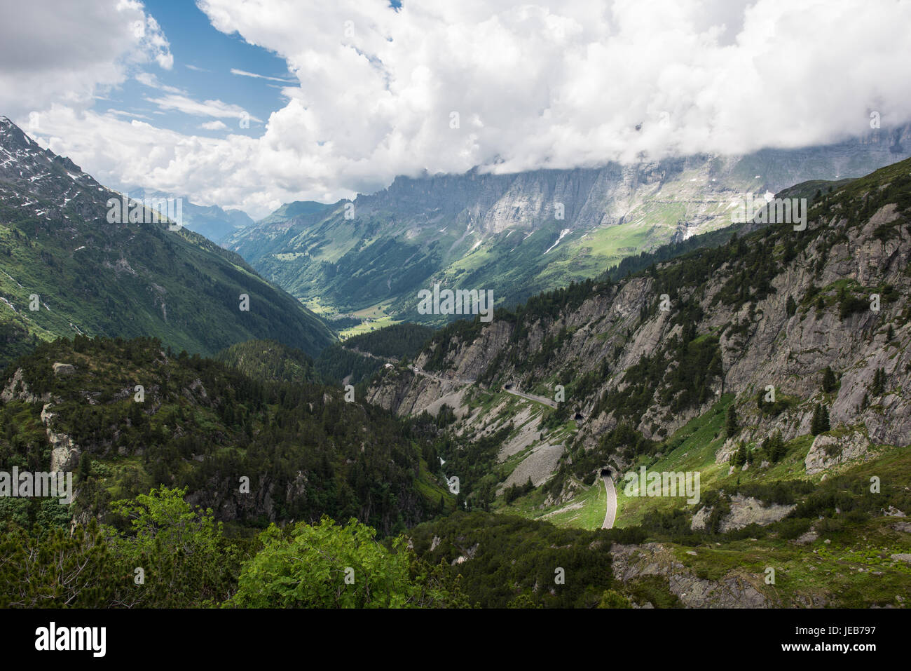 Alps panorama at the sustenpass hi-res stock photography and images - Alamy